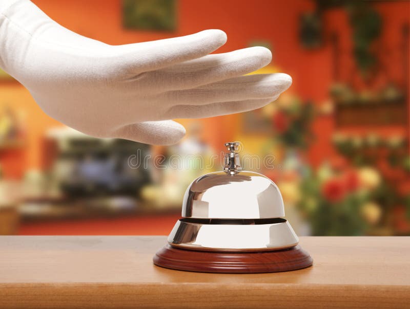 Hotel bell stock photo. Image of lobby, help, button - 26085642
