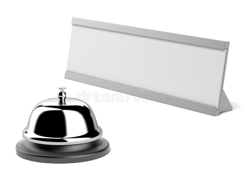 Waiter bell (horizontal) stock image. Image of desk, bell - 56021