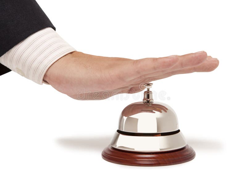 Butler with Call Bell stock image. Image of valet, bell - 6598681