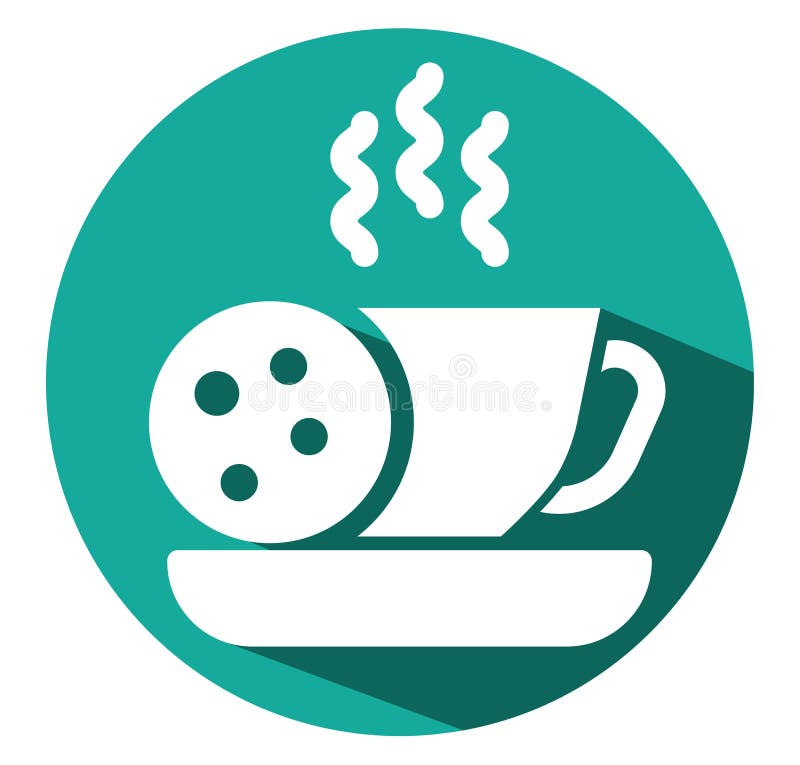 Hotel breakfast, icon stock vector. Illustration of cafe - 261060002