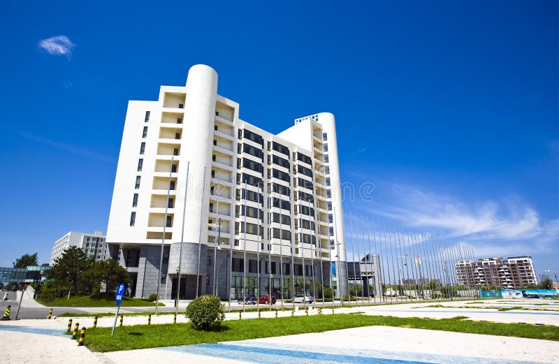 Hotel building stock image. Image of asia, glass, cityscape - 10664497