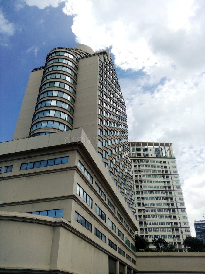 Hotel building in Bangkok stock photo. Image of building - 153954766