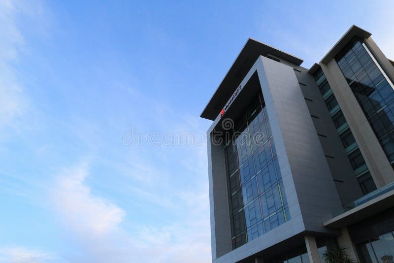 Hotel building skyscrapers editorial photo. Image of blue - 141995001