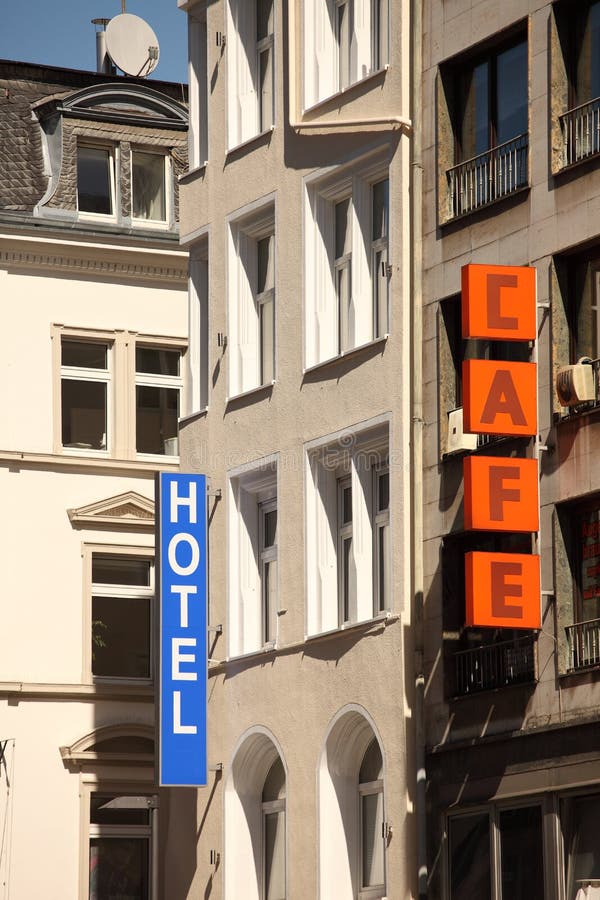 Hotel & Cafe stock photo. Image of travel, europe, urban - 26131604