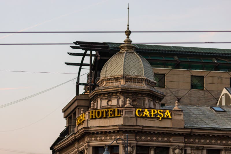 Hotel Capsa Located on Victory Avenue in Bucharest, Romania, 2022 ...