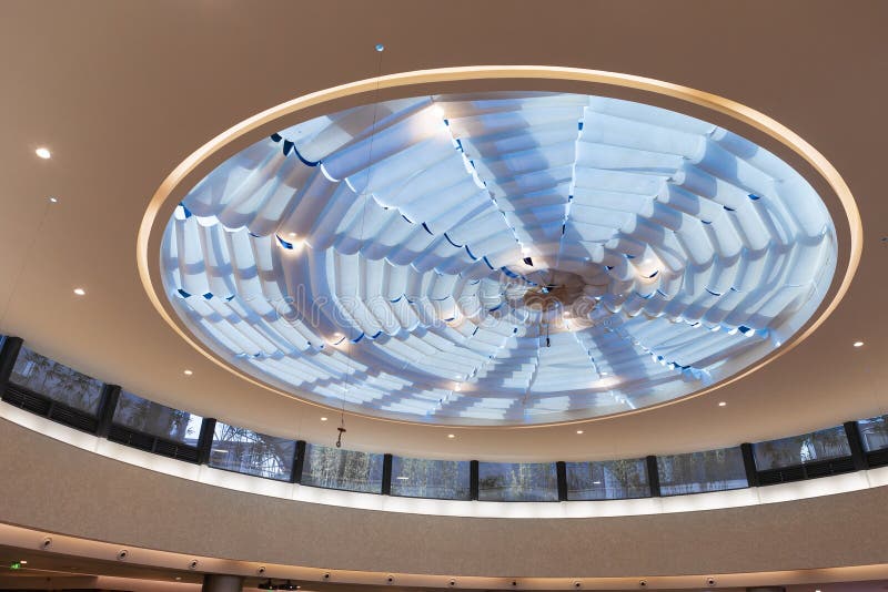 Hotel ceiling decoration stock image. Image of light - 110301735