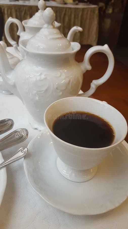 Hotel Coffee Service Poland Stock Photo - Image of poland, coffee: 91495412