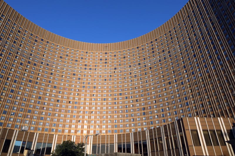 Hotel Complex "Cosmos" in Moscow, Russia Stock Photo - Image of details ...