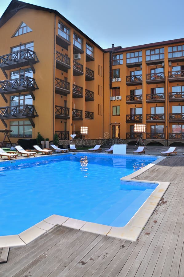 Hotel complex stock photo. Image of architecture, relax - 30202766