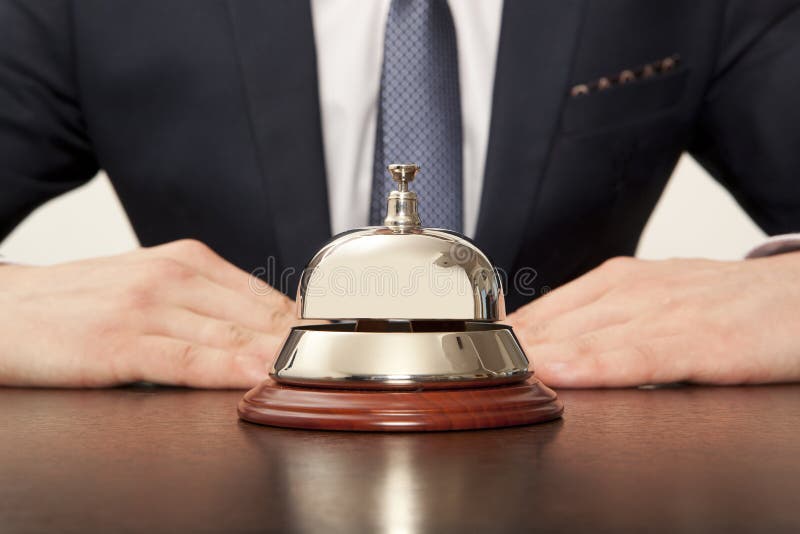 Hotel Concierge stock image. Image of hospitality, bellboy - 27047717