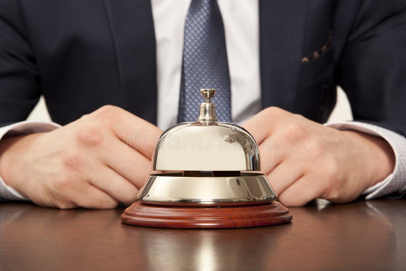 Hotel Concierge stock image. Image of hospitality, bellboy - 27047717