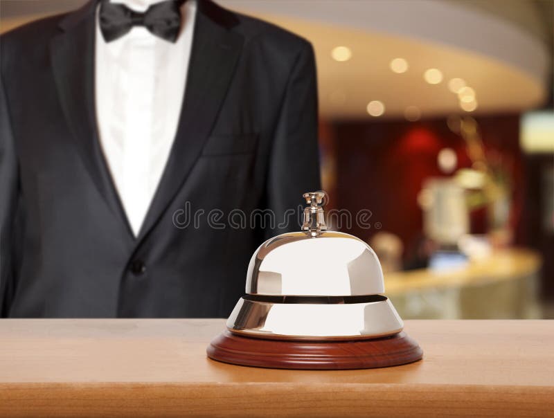 Hotel Concierge stock image. Image of hospitality, bellboy - 27047717
