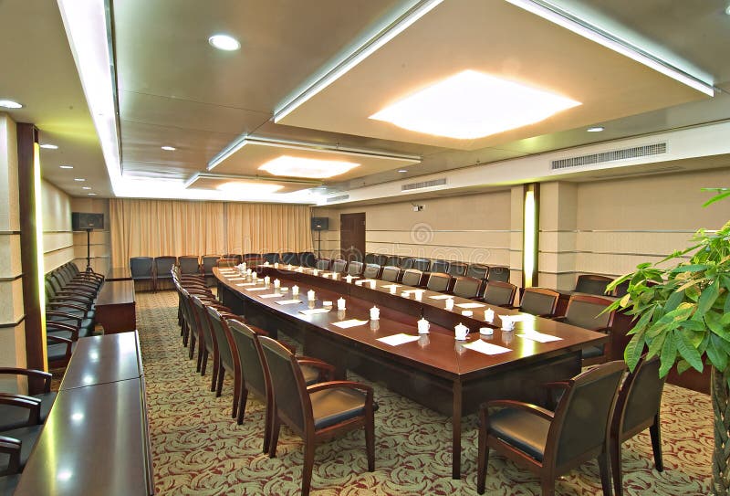 Hotel Conference Room Photo Stock Image - Image of conference, hall ...