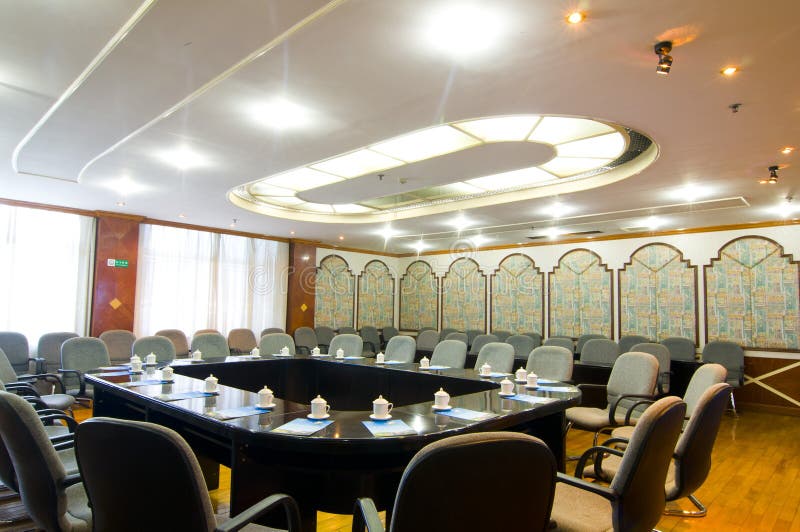 Hotel Conference Room Photo Stock Image - Image of conference, hall ...