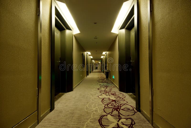 Hotel Corridor stock photo. Image of modern, enjoy, holiday - 24218366