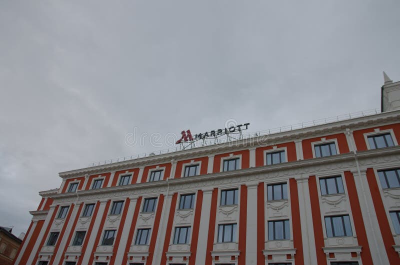 Hotel de Marriott imagen de archivo editorial. Imagen de nadie - 127414199