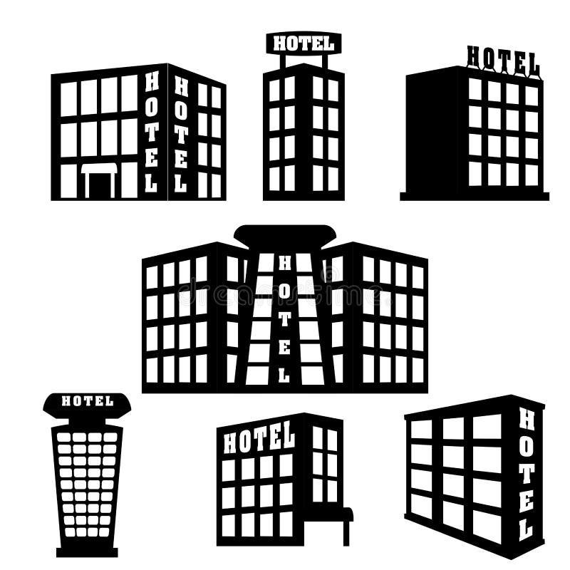 Hotel Design, Vector Illustration. Stock Vector - Illustration of ...