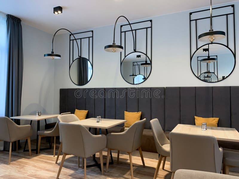 Hotel dining area stock photo. Image of cozy, accessories - 316003208