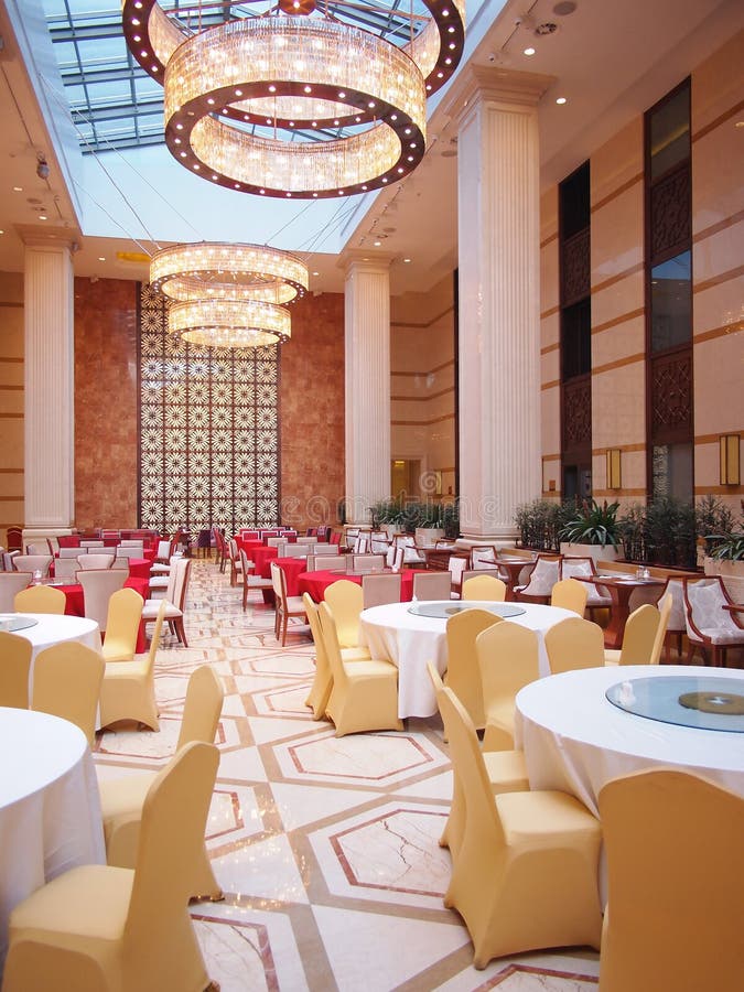 Hotel Dining Restaurant stock photo. Image of light, chair - 15016718