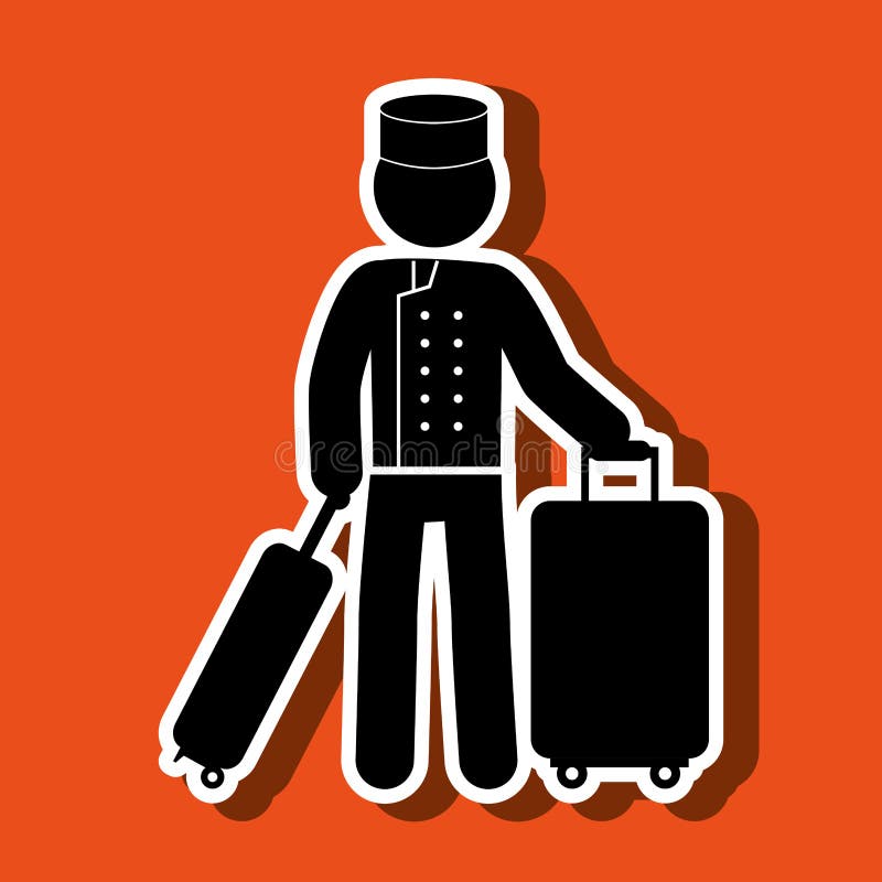 Hotel employees design stock illustration. Illustration of service ...