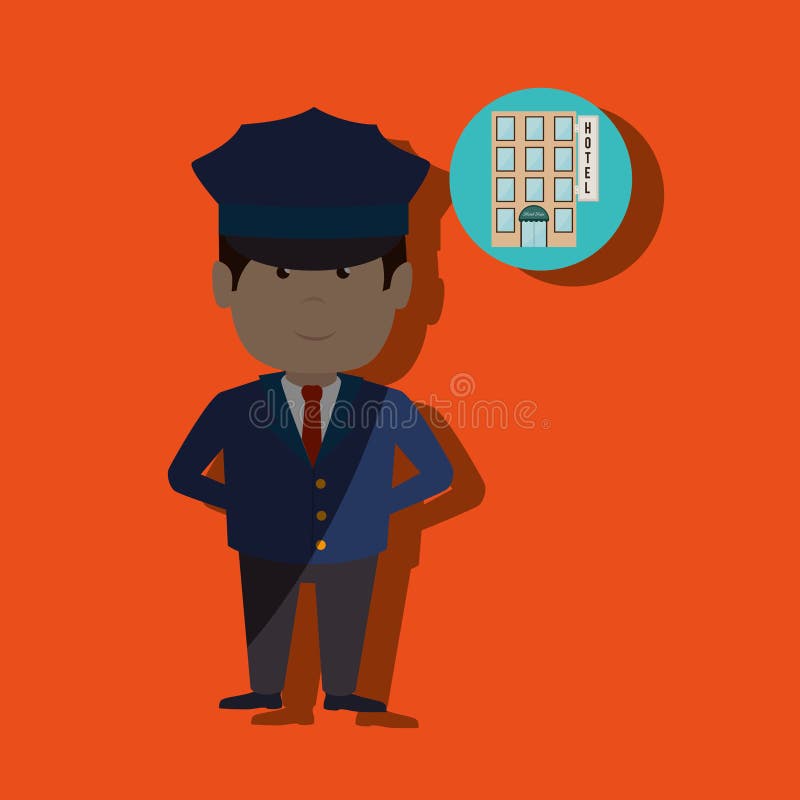 Hotel employees design stock illustration. Illustration of cartoon ...