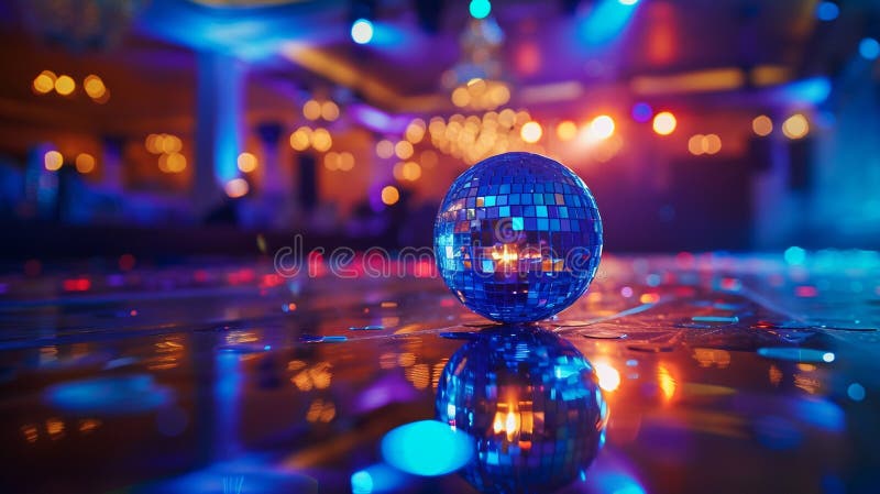 Hotel Guests Dancing at Retro-themed Disco Stock Illustration ...