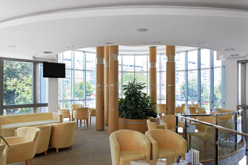 Hotel hall stock photo. Image of interior, area, pillars - 25452676