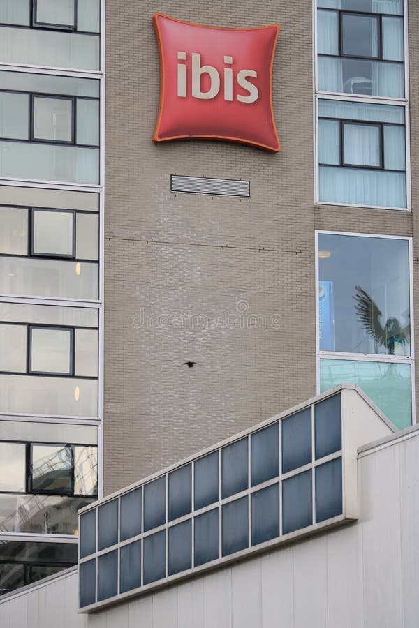 Hotel Ibis Sign on the Front of the Hotel Editorial Photo - Image of ...