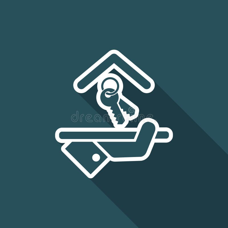 Hotel icon. Keys. stock vector. Illustration of service - 118518621