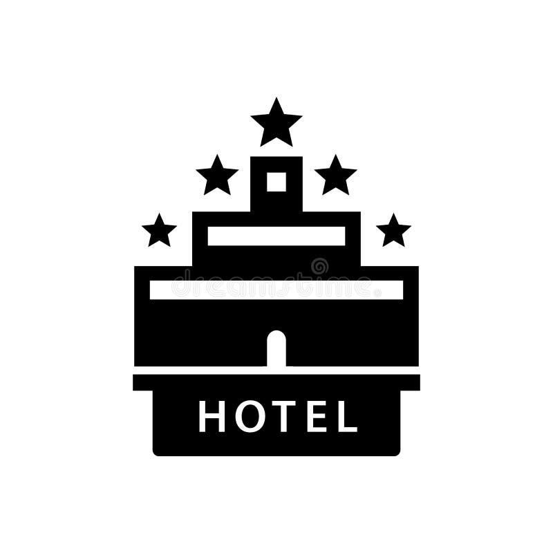 Hotel Icon Set Simple Flat Style Vector Illustration Stock Vector ...