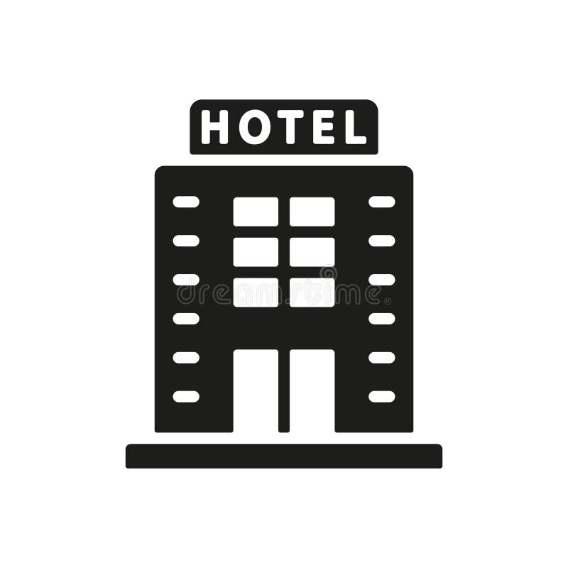 Hotel Icon Vector Design Templates Simple and Modern Stock Vector ...