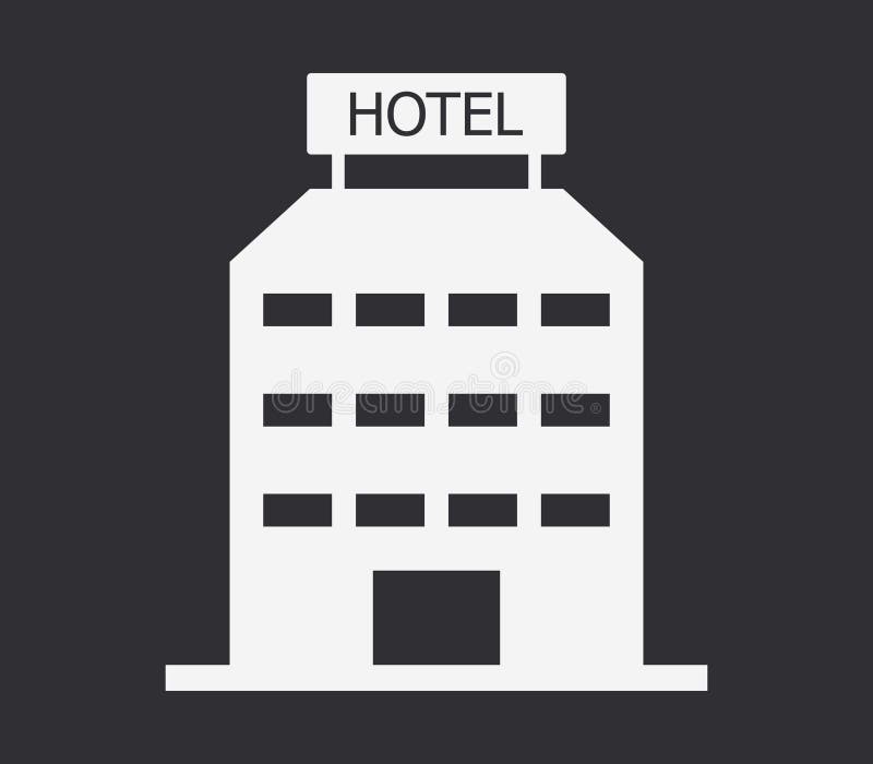 Hotel icon stock illustration. Illustration of office - 82657158