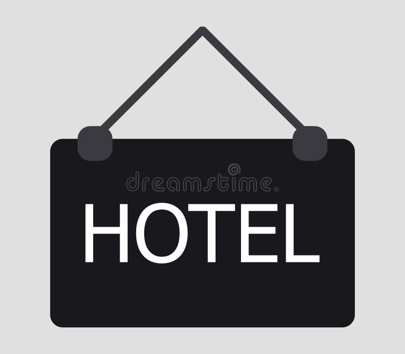 Hotel icon stock illustration. Illustration of bitmap - 82659573