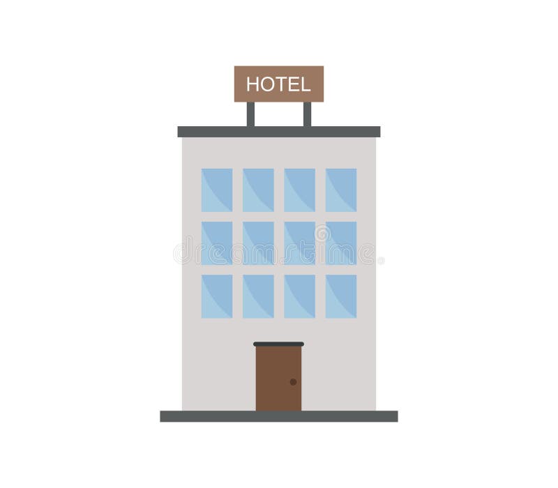 Hotel icon stock illustration. Illustration of bitmap - 82623473