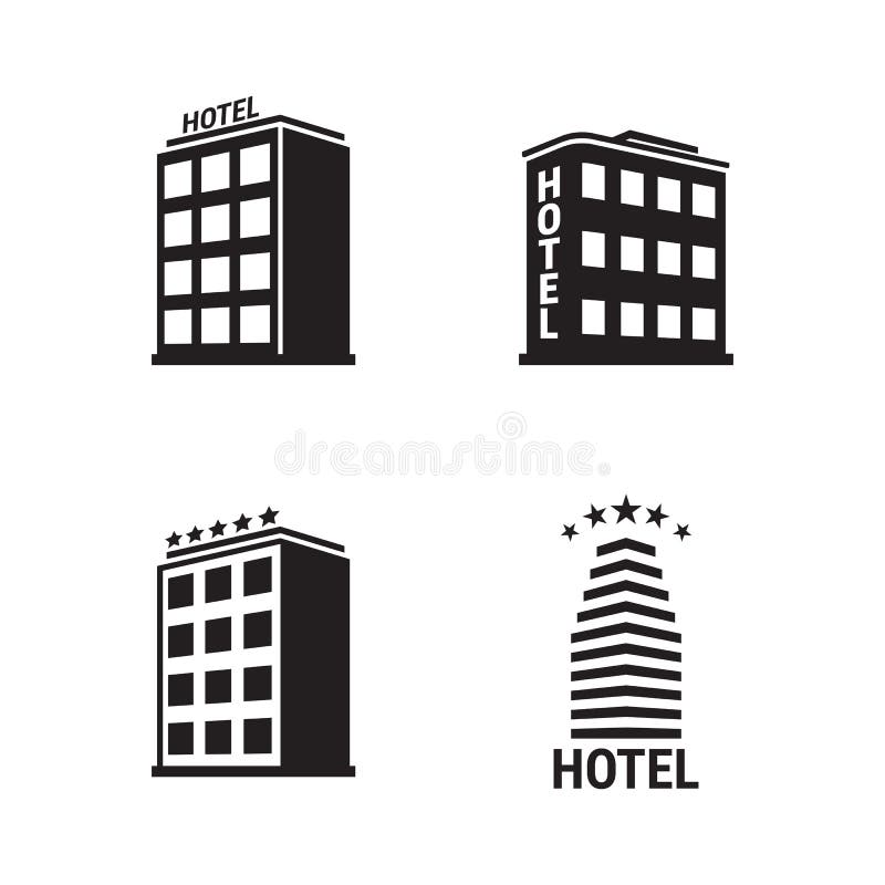 Hotel Icons Black White Stock Illustrations – 6,556 Hotel Icons Black ...
