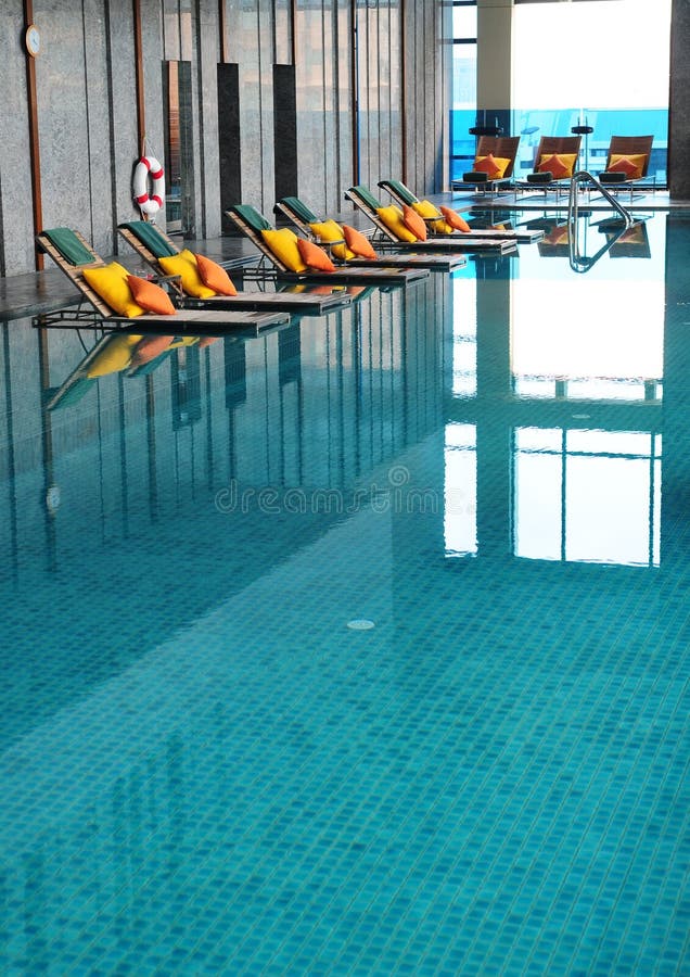 Hotel indoor pool. stock photo. Image of interior, inside - 30513338