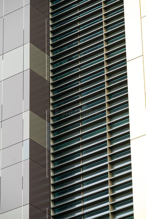 Hotel Intercontinental with Geometrical Patterns of the Windows in ...