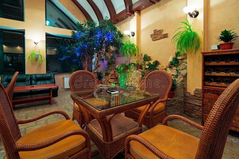 Hotel interior stock photo. Image of buffet, business - 12518980