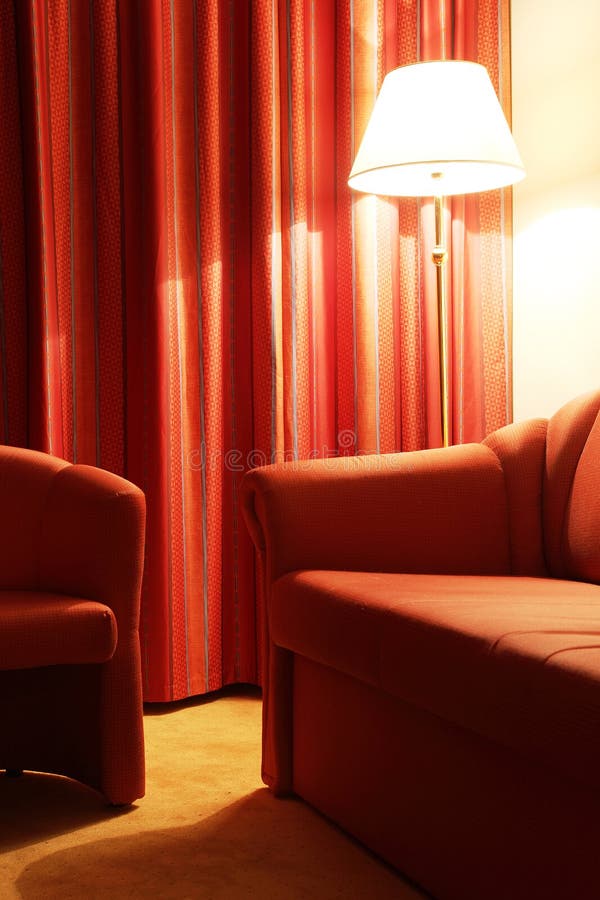 Hotel interior stock photo. Image of furniture, curtain - 13018094