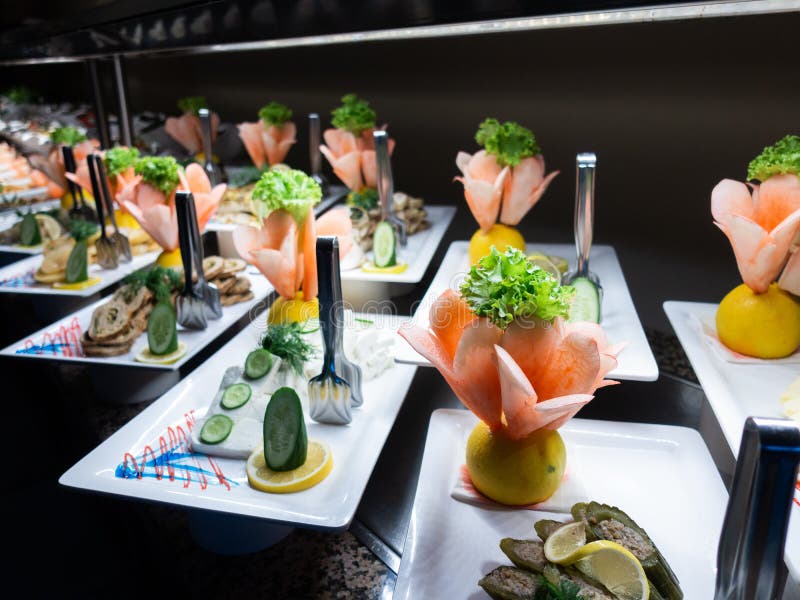 Hotel Interior, Buffet Table, Dessert, All Inclusive Stock Photo ...