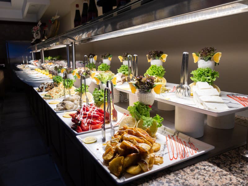 Hotel Interior, Buffet Table, Dessert, All Inclusive Stock Image ...