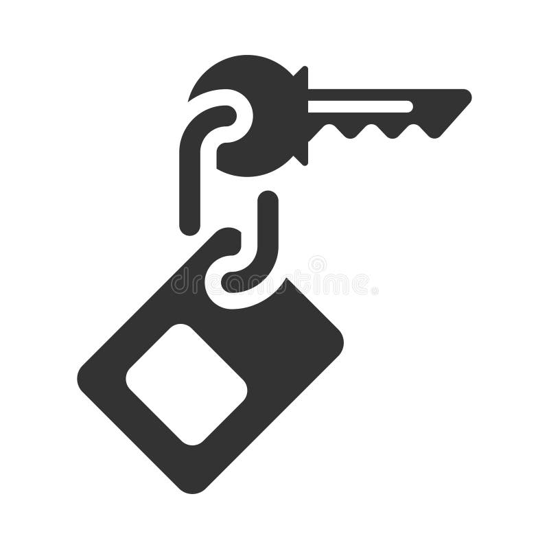 Hotel key icon stock vector. Illustration of travel - 273799833