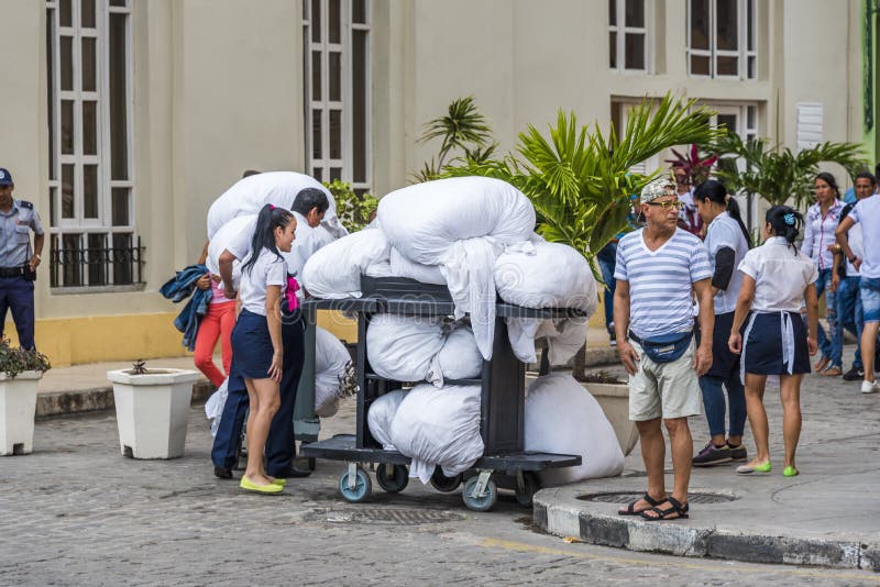 Hotel Laundry Ready for Collection Editorial Image - Image of tourist ...