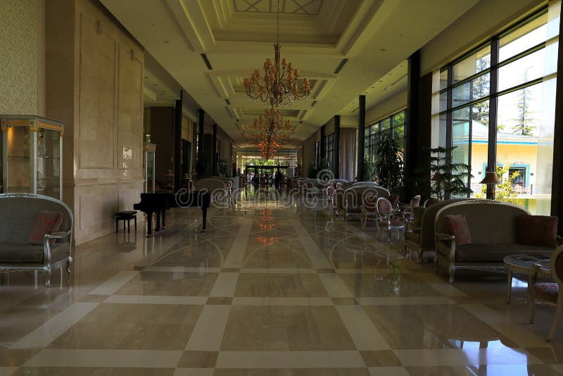 Hotel lobby stock image. Image of interior, indoor, decoration - 41394605
