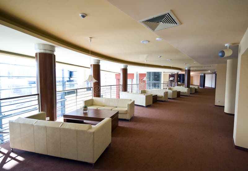 Hotel lobby sofas stock image. Image of lounge, contemporary - 6874203