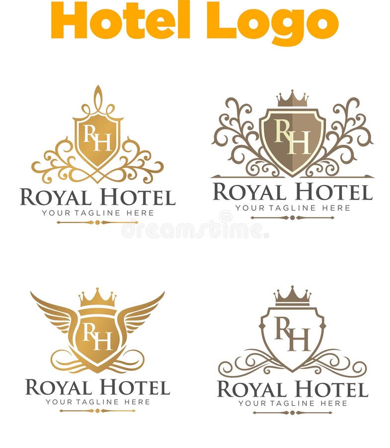 Hotel Logo Template ilustración del vector. Ilustración de llegada ...