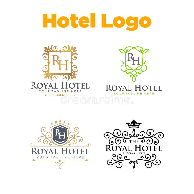 Hotel Logo Template ilustración del vector. Ilustración de insignia ...