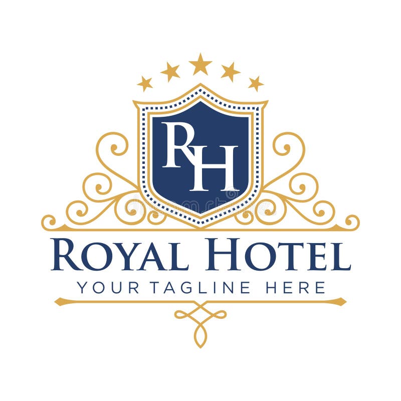 Hotel Logo Template stock vector. Illustration of royal - 58362974