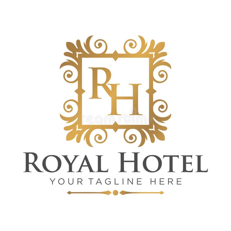 Hotel Logo Template stock vector. Illustration of royal - 58362974