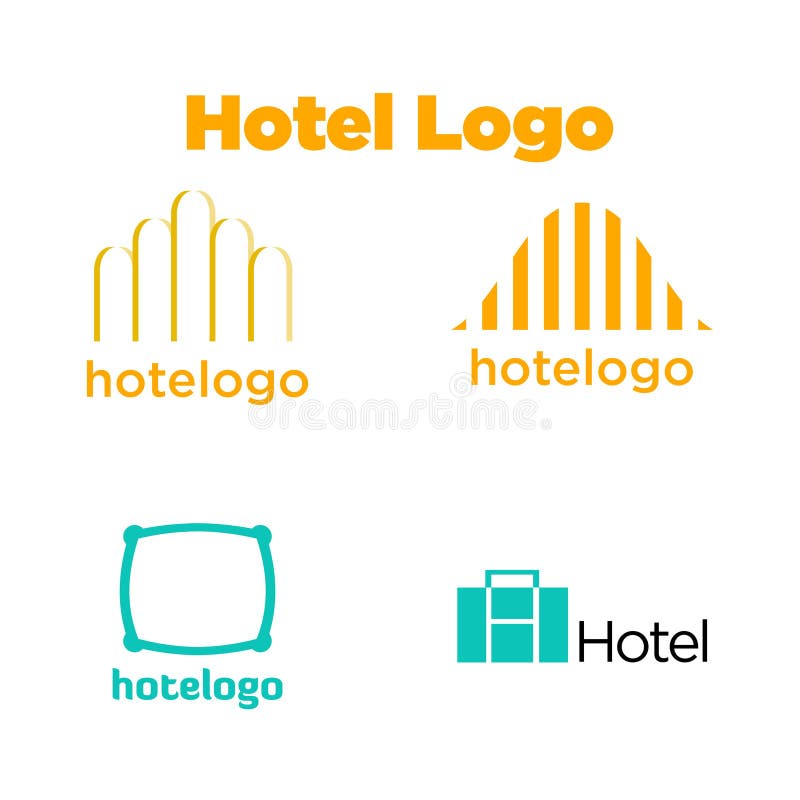 Hotel Logo Template stock vector. Illustration of logo - 58786569